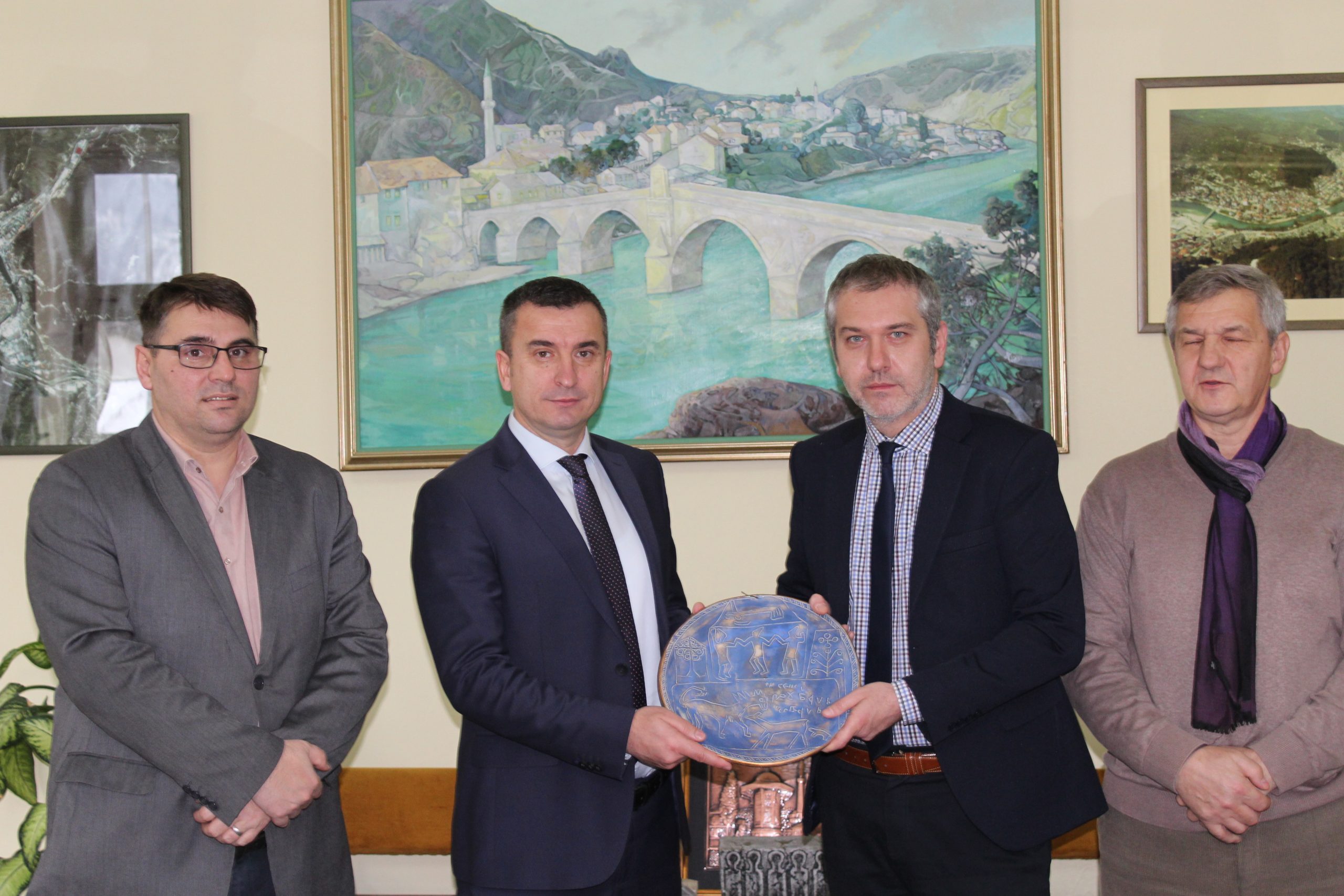 Predsjednik BZK “Preporod” BiH sa saradnicima posjetio Općinu Konjic ...